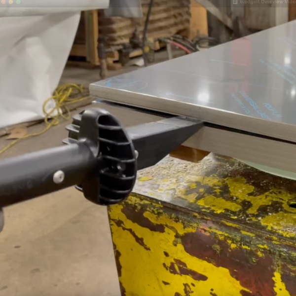 WedgeIt Stacked Sheet and Plate Metal Separating Safety Tool - The Hand ...